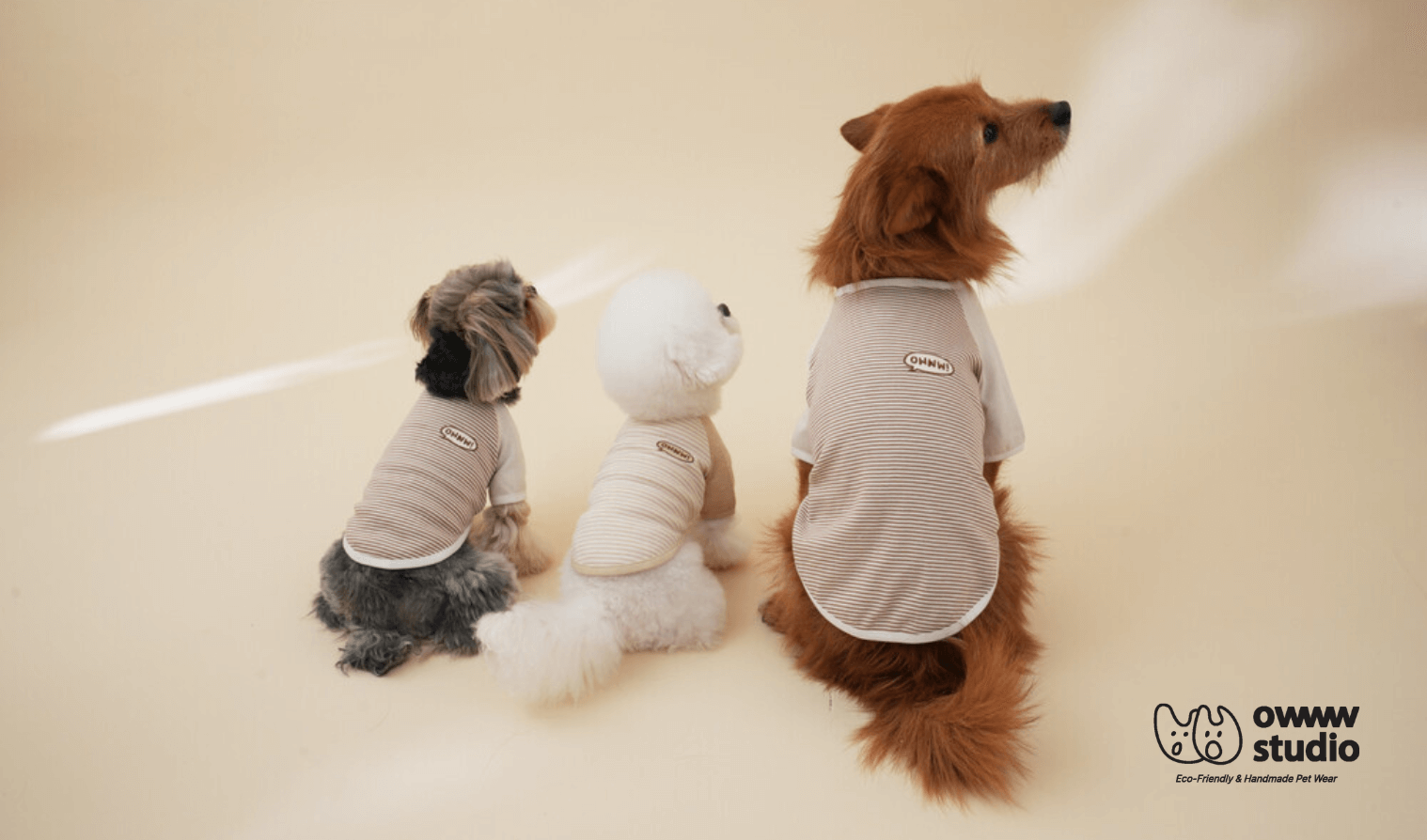 夏こそ素材にこだわりたい！韓国ブランドOWWW STUDIOの犬服特集