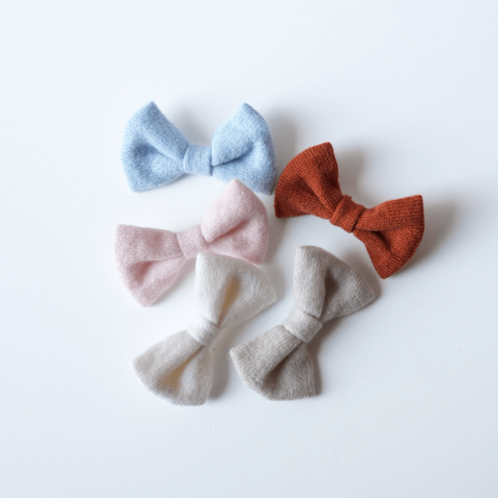 Frill Knit Hair Pin（5color）
